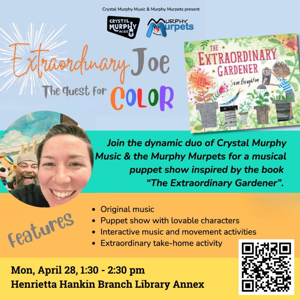 Crystal Murphy Music Presents: Extraordinary Joe – The Quest for Color ...